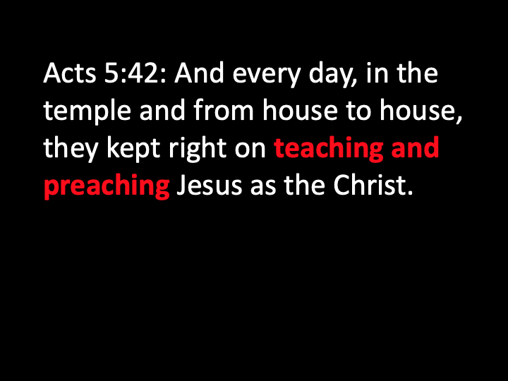 Preaching, Preparation, & Presentation: Slides: Session 10 To Teach | CLI